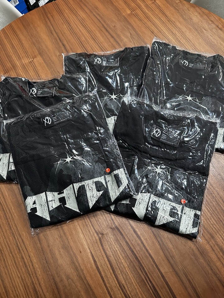 The Weeknd After Hours Til Dawn Tour Merch Black Jersey Size Large AHTD ...