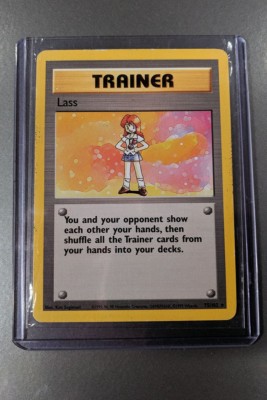 Lass 75/102 Base Set Trainer Pokemon Card ~ Lightly played/near mint | eBay
