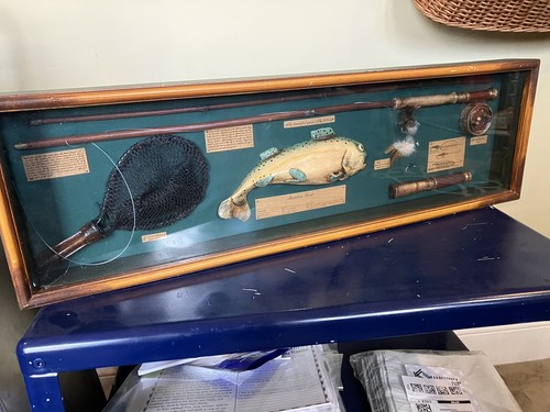 Fly Fishing Shadow Box Cottage/ Shore/ Mountain House Decor | eBay