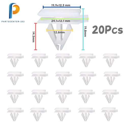 20Pcs Rocker Moulding Clips Retainer Fastener for Chevrolet Impala 2.5L ...