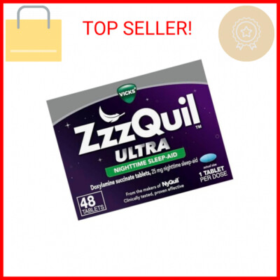 ZzzQuil ULTRA, Sleep Aid, Nighttime Sleep Aid, 25 mg Doxylamine ...