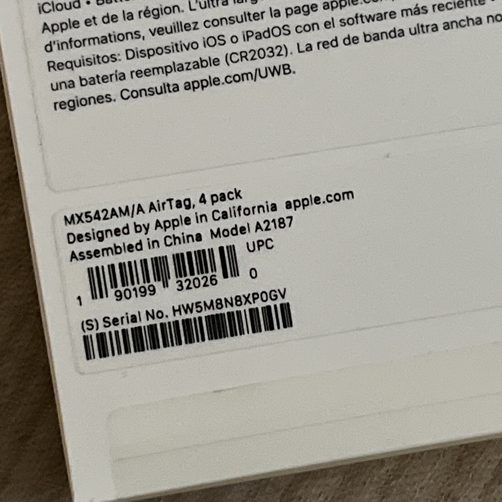 Apple Airtag Air Tag 4 Pack NEW IN BOX SEALED | eBay