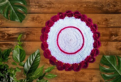 Handmade wool table mats of six pieces set. | eBay