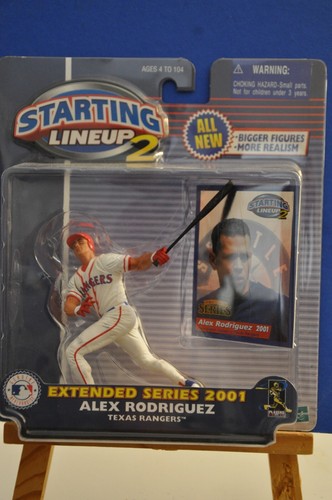 2001 Alex Rodriguez Texas Rangers Hasbro Starting Lineup 2 Extended ...