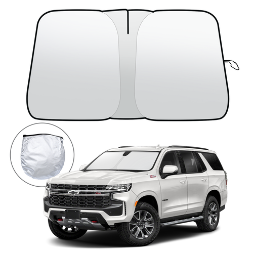 Custom For Chevy Tahoe 2021-2024 Windshield Sun Shade Shield UV Visor ...