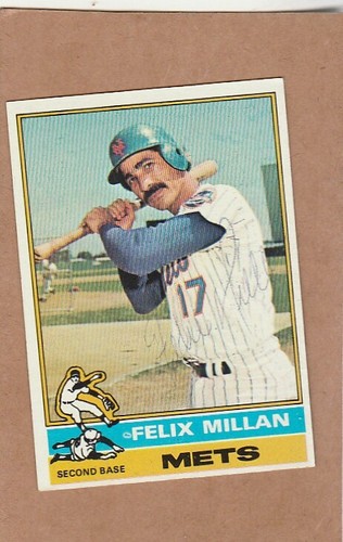 1976 Topps # 245 Felix Millan - Autographed Card | eBay