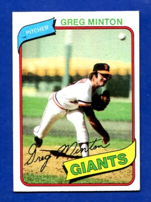 1980 TOPPS #588 GREG MINTON VGEX | eBay