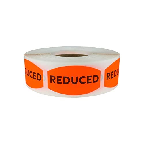 Reduced Grocery Store Food Labels .75 x 1.375 Inch 500 Total Adhesive ...