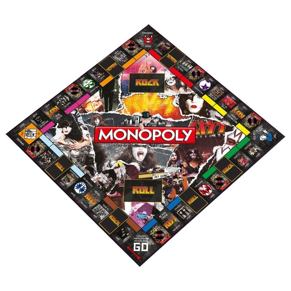 KISS Rock Band Monopoly Board Game | eBay