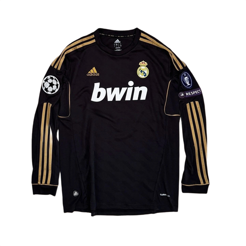 Adidas Away Jersey Men's Black #7 Cristiano Ronaldo Real Madrid 2011/12 ...