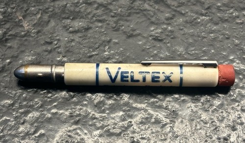 VELTEX Pencil Gas Fletcher Oil Co. Station Advertising Promotional ...