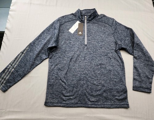 NEW Adidas GOLF Mens 1/4 Zip Lightweight Fleece Size Medium Loose ...