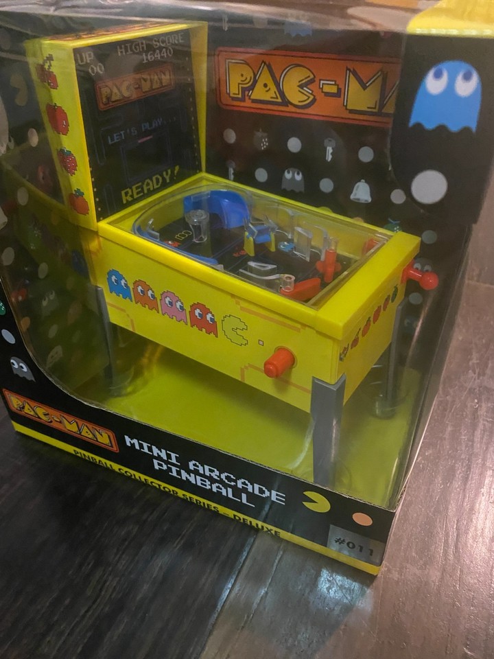 New Pac-Man Mini Arcade Pinball – Collector Series Deluxe #011 Music ...