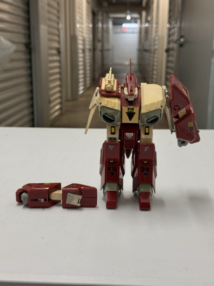 Robotech Red Alpha Fighter Jet Legioss Gakken Henshin Lancer 1985 | eBay