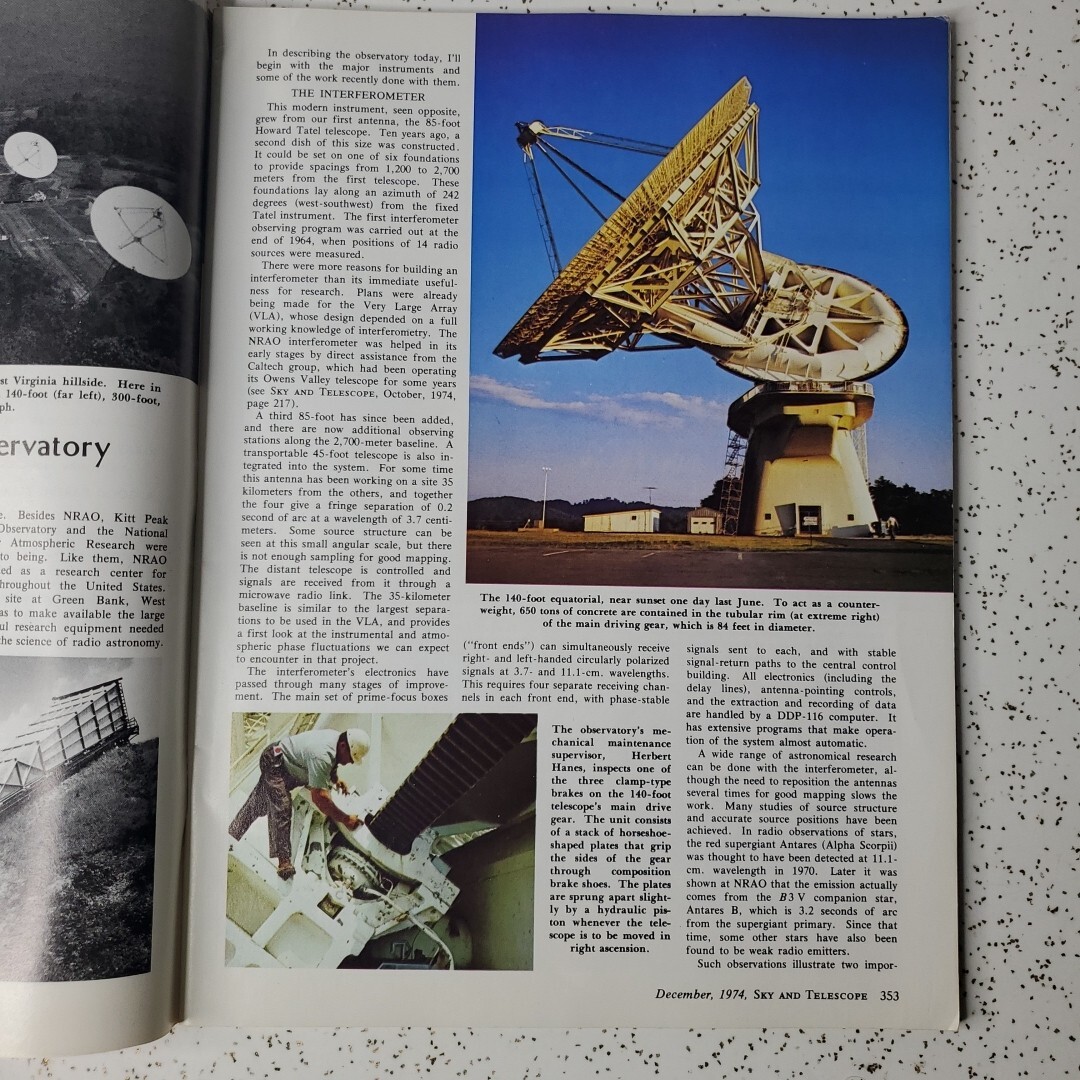Astronomy Magazine December 1974 WHEELS MAGAZINE DEC 1974 TORANA JOHN
