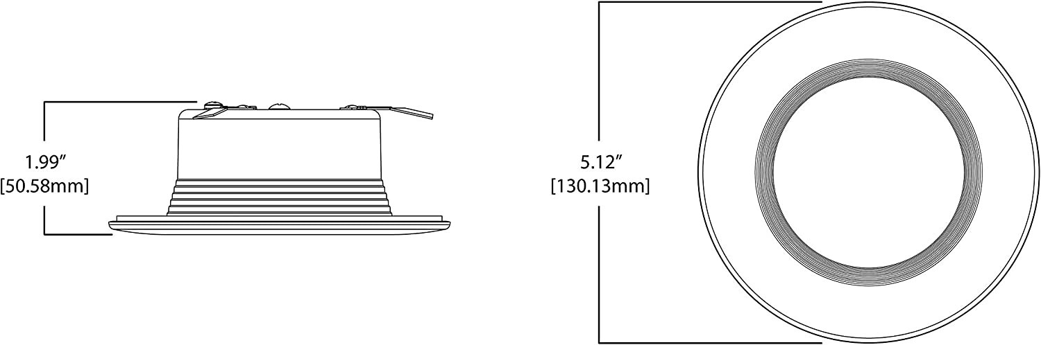Halo RL460WH935 White LED Recessed Light Kit 3500K | eBay