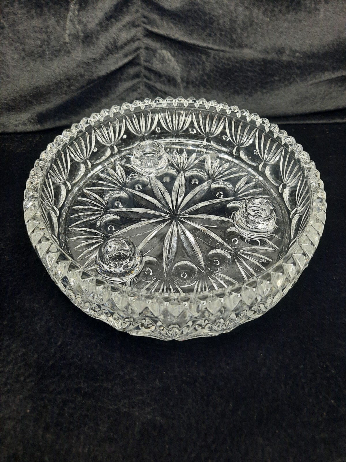 Vintage Ashtray Princess House Highlights 24% Lead Crystal Heavy 6 ...