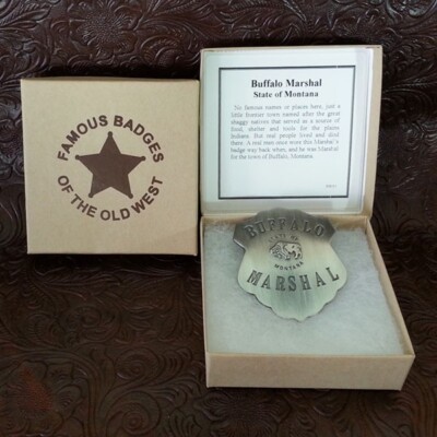 Buffalo Montana Replica Marshall Badge | eBay
