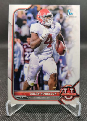 2022 Bowman U #48 Brian Robinson Alabama Crimson Tide football card | eBay