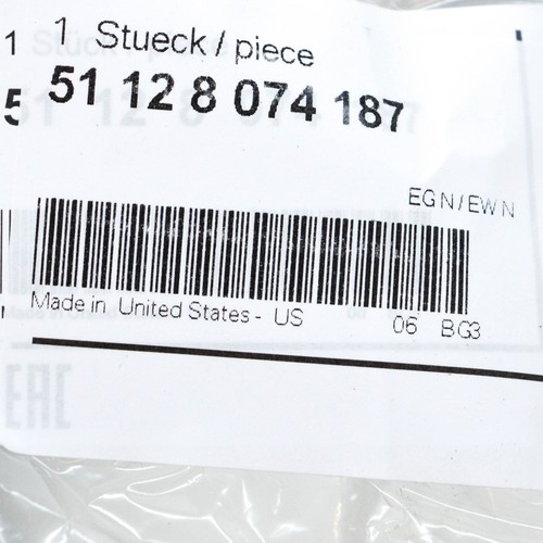 NEW BMW X5 G05 M REAR EXHAUST LEFT TAILPIPE TRIM HOLDER 51128074187 ...