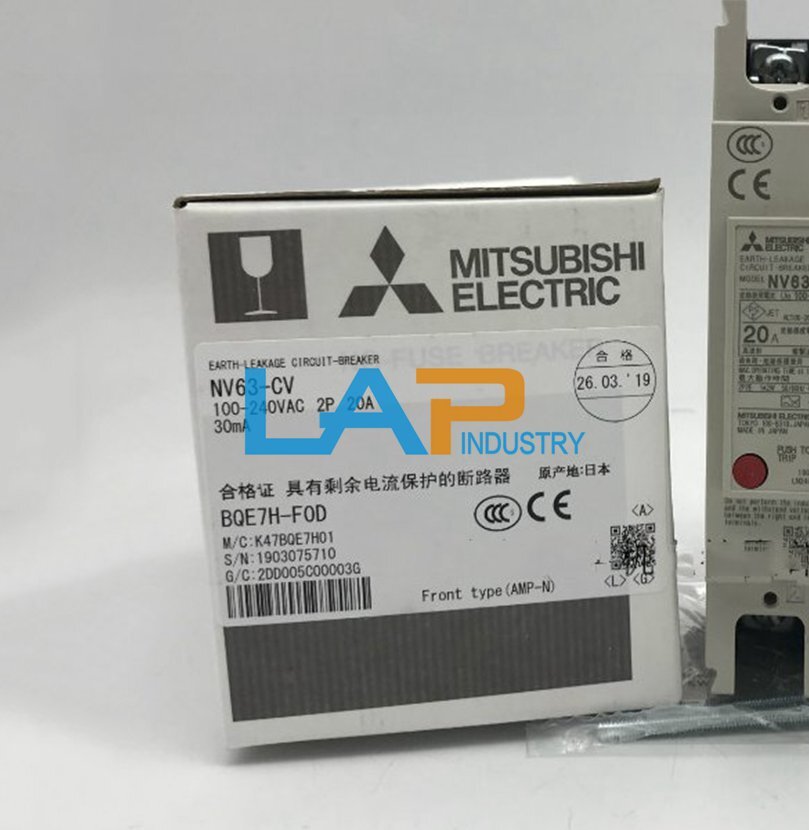 1PCS For Mitsubish Circuit Breaker NV63-CV 2P 10A 16A 20A 25A 32A 40A ...