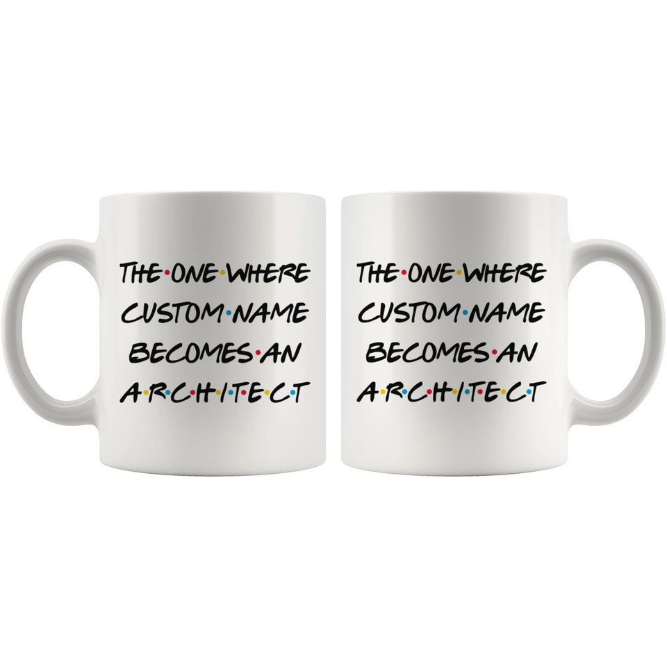 Personalized Architect Job Promotion Mug, Architect Graduation Present ...