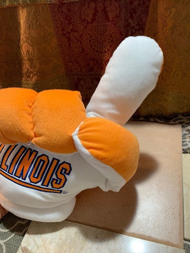 Illinois State Stuffed Fan Hand Team Spirit NCAA Hand Orange Glove ...