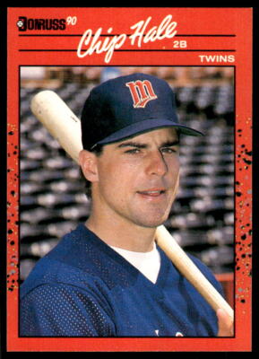 1990 Donruss 690 Chip Hale Minnesota Twins Rookie Baseball Card | eBay