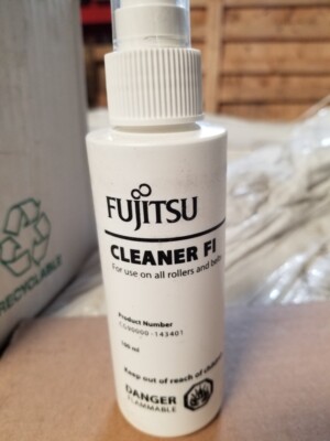 1 New Sealed Case of Qty 25 100ml Bottles Fujitsu F1 Scanner Roller ...