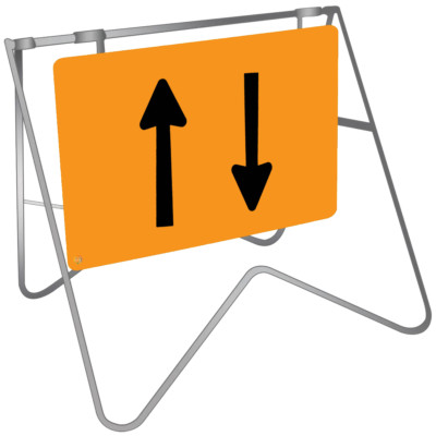 Lane Status Sign Both Lanes Open Sign - Metal Swing Stand Sign (SSS109 ...