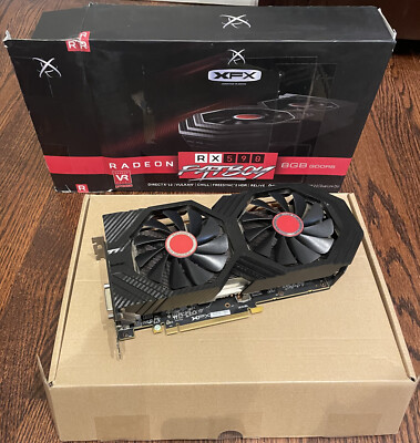 XFX AMD Radeon RX 590 FATBOY 8GB GDDR5 Graphics Card (RX-590P8D ...