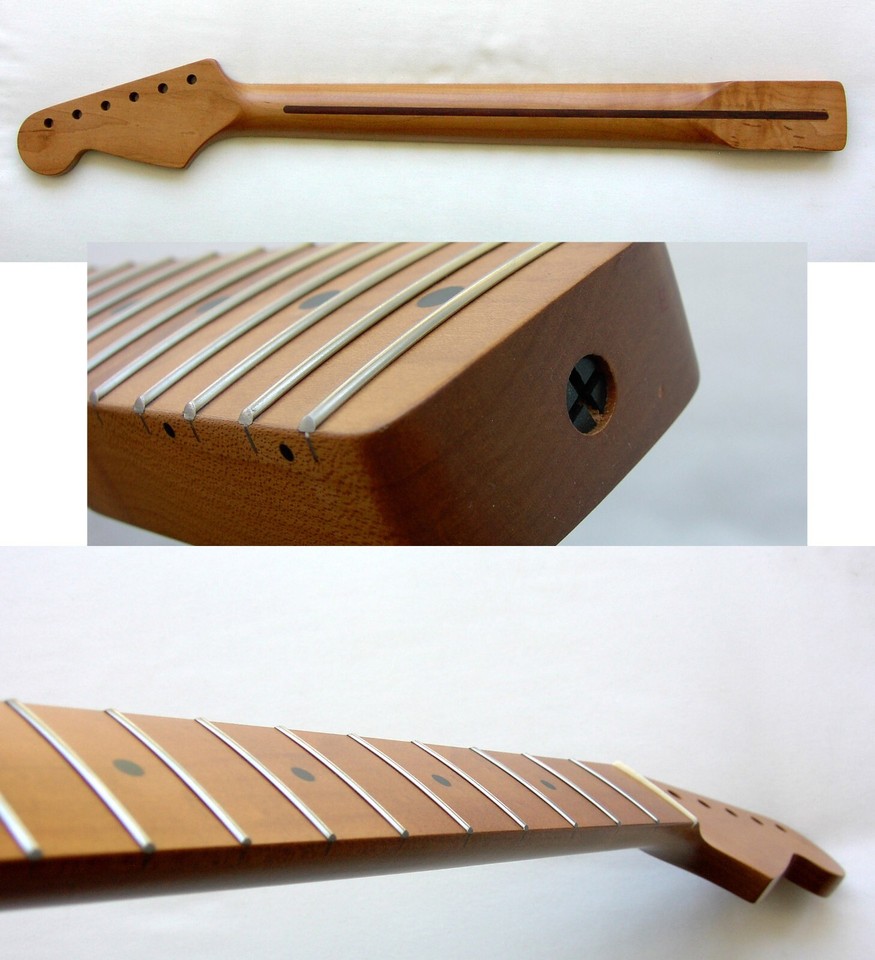 NEW* S.S. FRETS/ Stratocaster Neck/Vintage Style /Warmoth Nut/fits ...