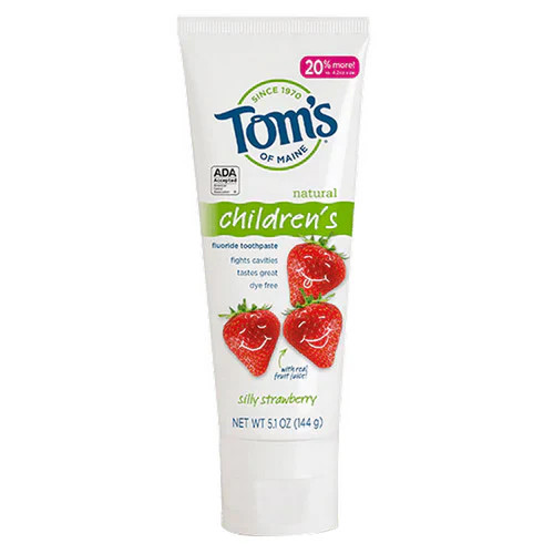 Silly Strawberry Fluoride Children's Natural Toothpaste 5.1 Oz | eBay