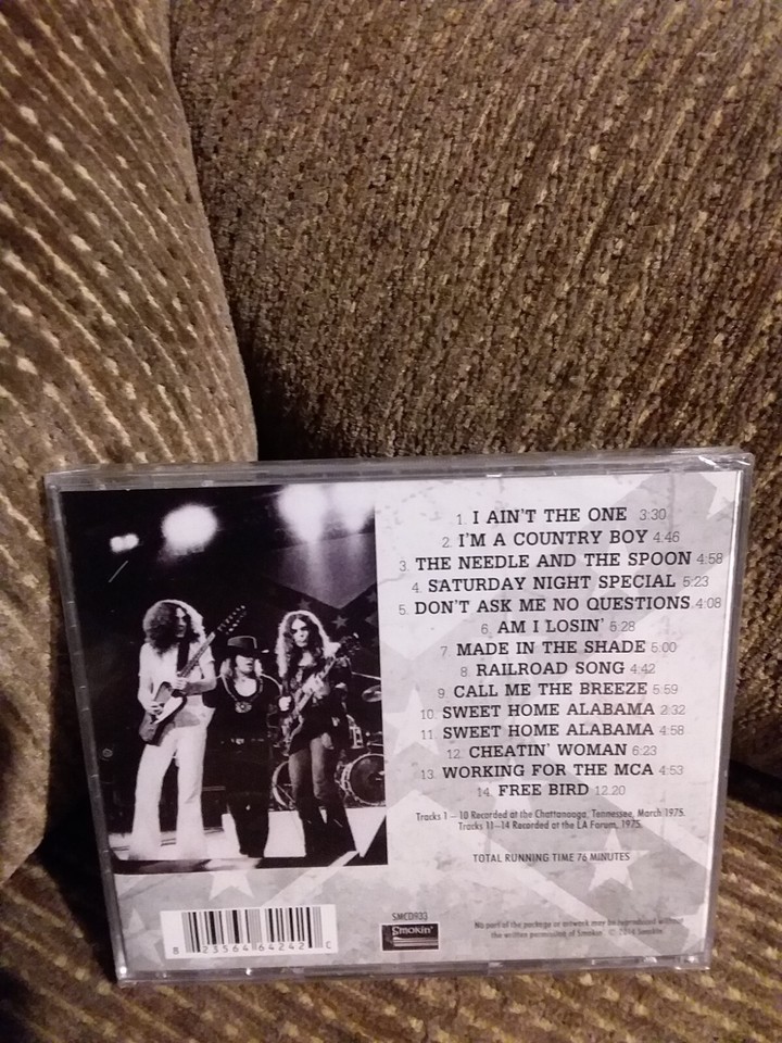 LYNYRD SKYNYRD-CHATTANOOGA CHOO CHOO-CD-THE CLASSIC TENNESSEE BROADCAST ...