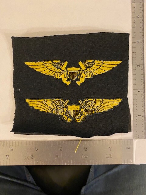 ORIGINAL/AUTHENTIC US NAVAL FLIGHT OFFICER Wings Sew out (2) | eBay