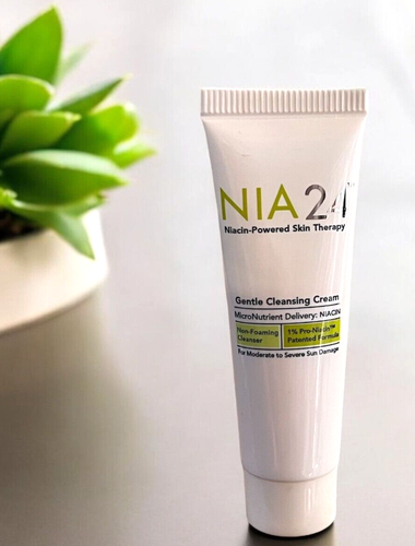 NIA 24 GENTLE CLEANSING CREAM for sun damage skin 0.34oz / 10mL FREE ...