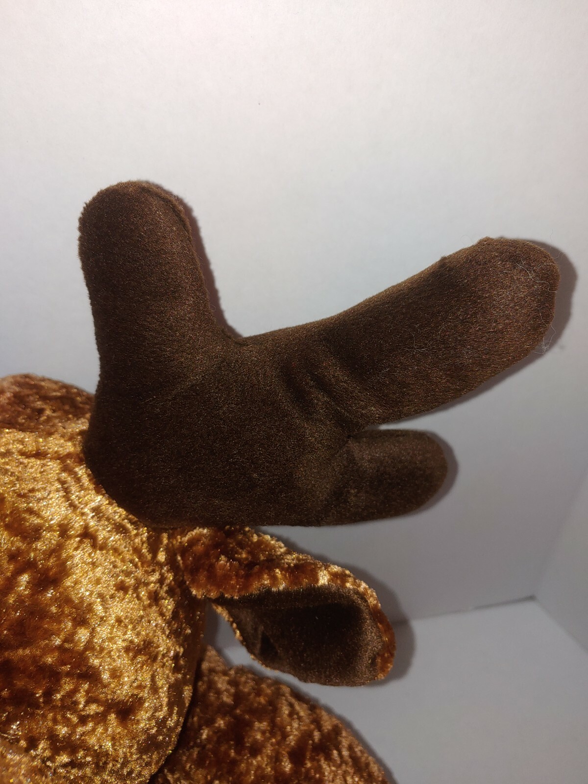 Moose Reindeer Plush Stuffed Animal 14in Sitting Red Green Scarf Blue ...