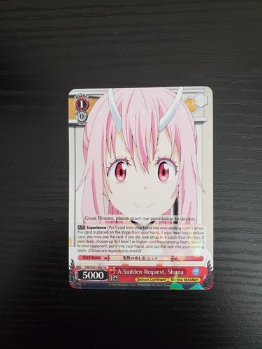 Weiss Schwarz Reincarnated Slime 3 - A Sudden Request, Shuna - TSK/S101-E051 R | eBay