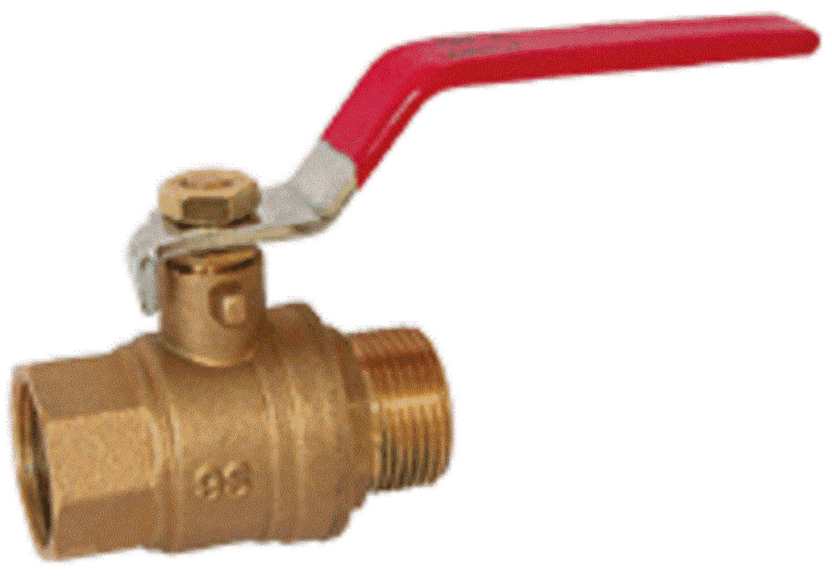 Sferaco 571005 - Brass Ball Valve MF 1/4 Turn Steel Handle 3/4" | eBay
