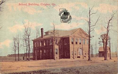 GA~GEORGIA~CHIPLEY~SCHOOL BUILDING~C.1910 | eBay