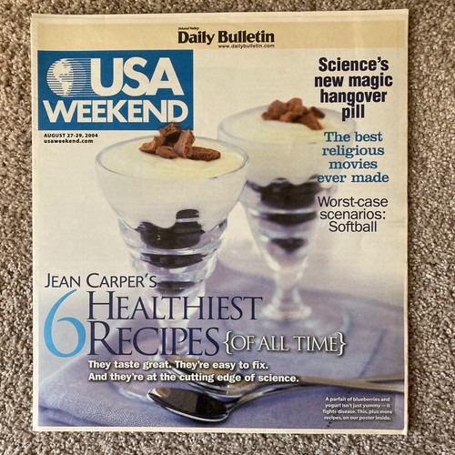 USA weekend magazine, August 27–29, 2004 cover: healthy recipes | eBay