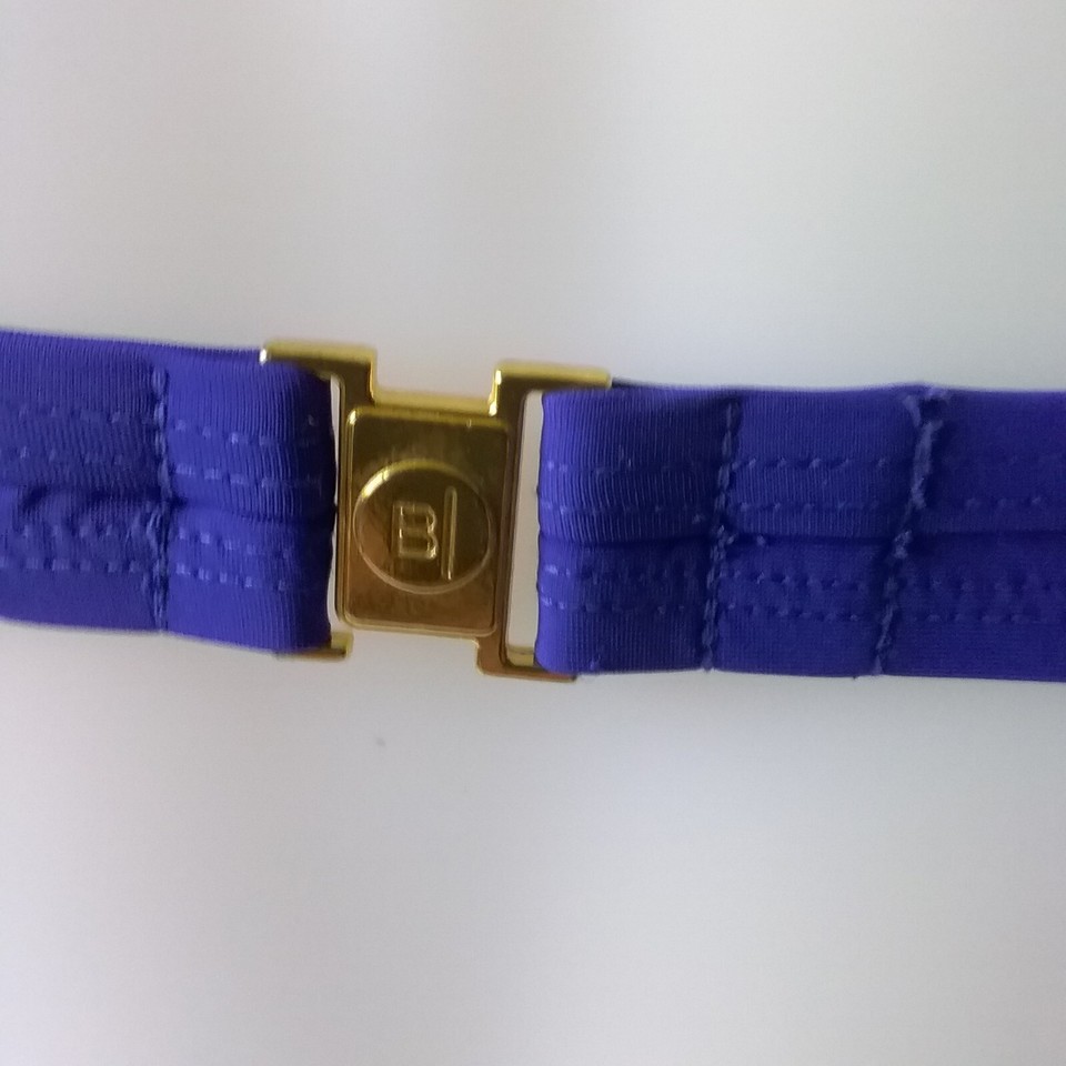 Bleu Rod Beattie Royal Blue Push Up Underwire Bikini Top 4 Laser Cutout ...