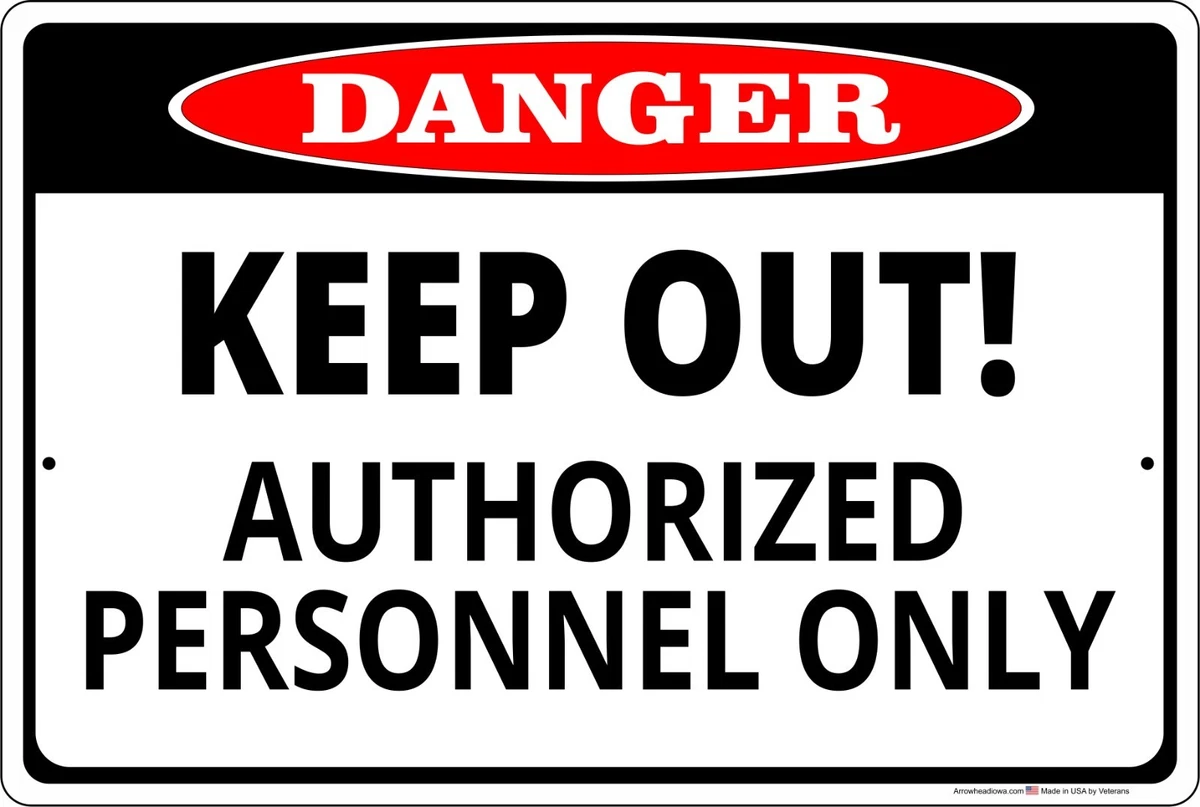 Keep Out Signs Funny