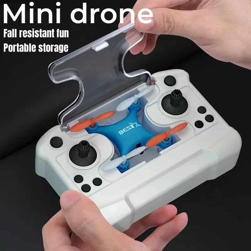 Pocket Mini Micro Drone Remote Control Aircraft Fixed Height Toy Kids ...