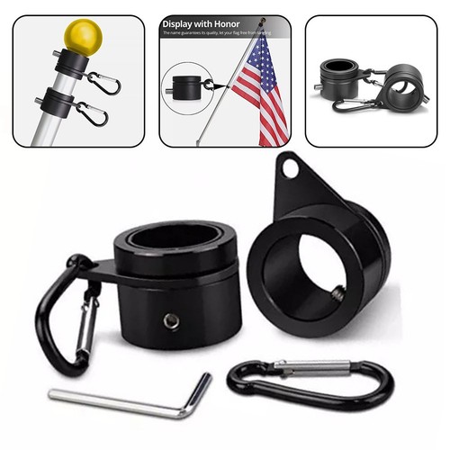 Silver Aluminum Alloy Flag Pole Rings for 1 00 Inch Diameter Flagpoles ...