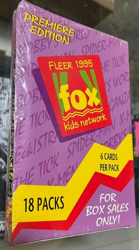 Fleer 1995 Fox Kids Network Premiere Edition Trading Card Box Sealed | eBay