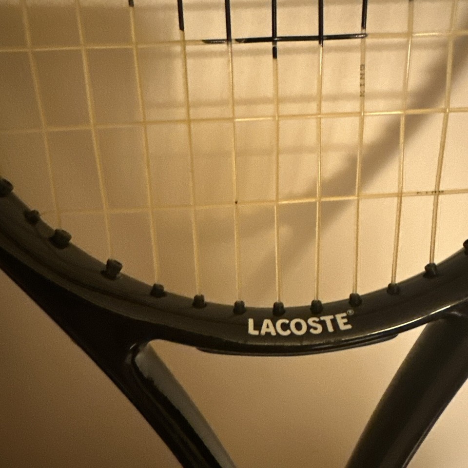 Vintage Lacoste LT310 Classic Tennis Racket with Bag - VGC | eBay UK