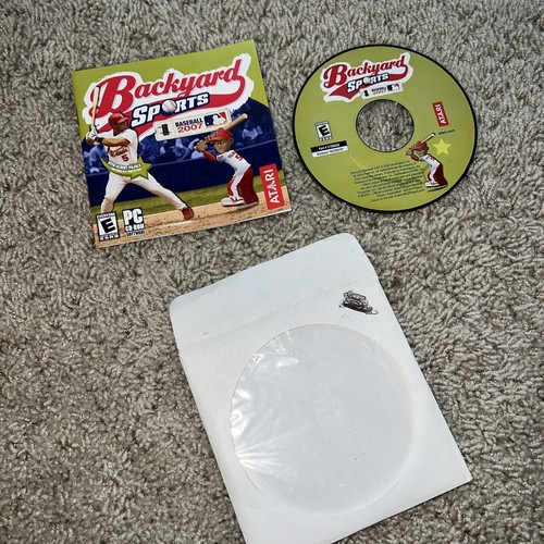 Backyard Sports Baseball 2007 PC CD kids major league MLB pro team ...