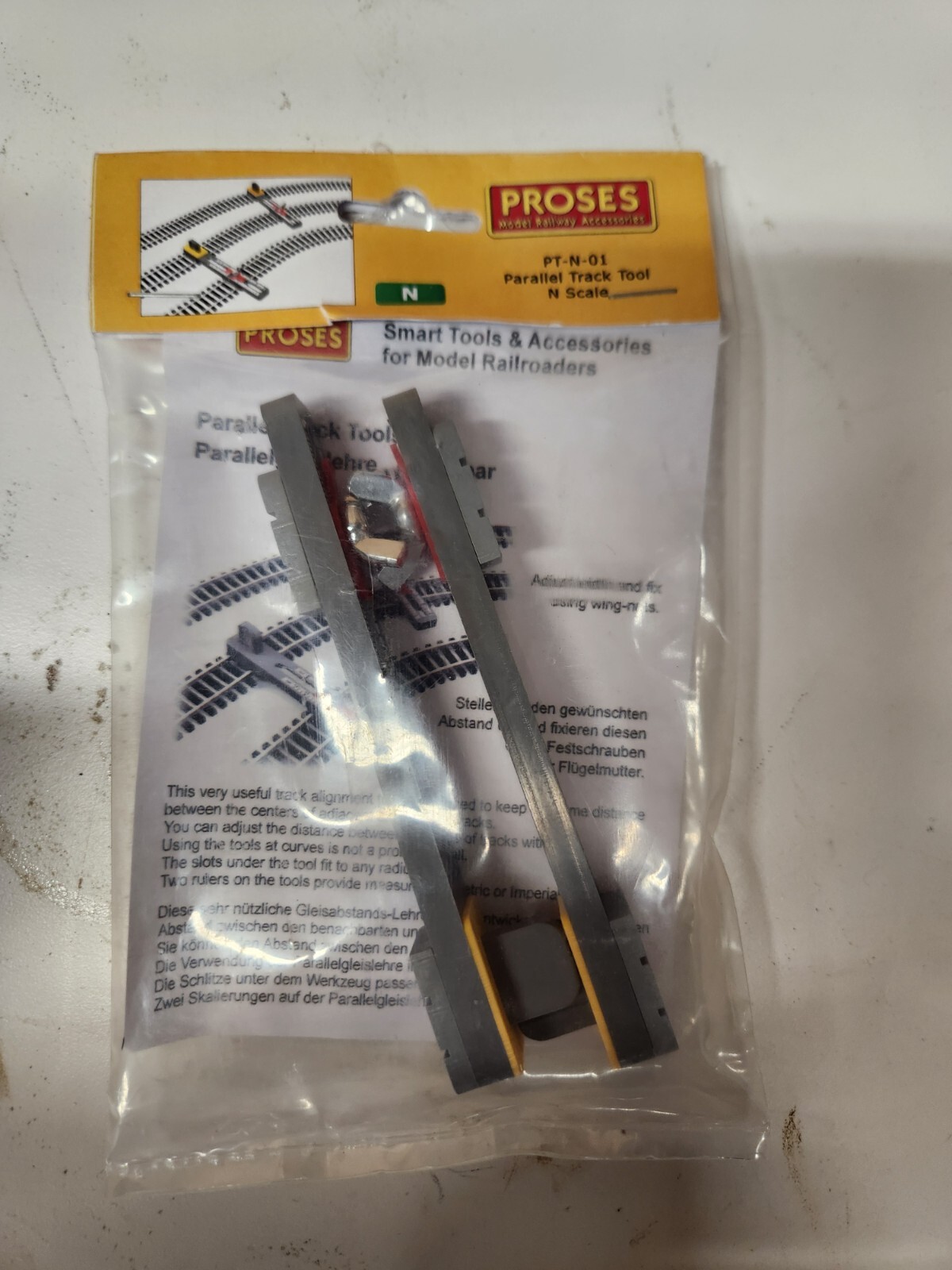 PROSES PT-N-01 Adjustable Parallel Track Tool N Scale | eBay