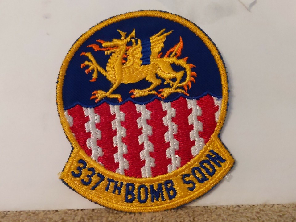 US Air Force Patch 337 Bombardment Squadron Color Patch | eBay